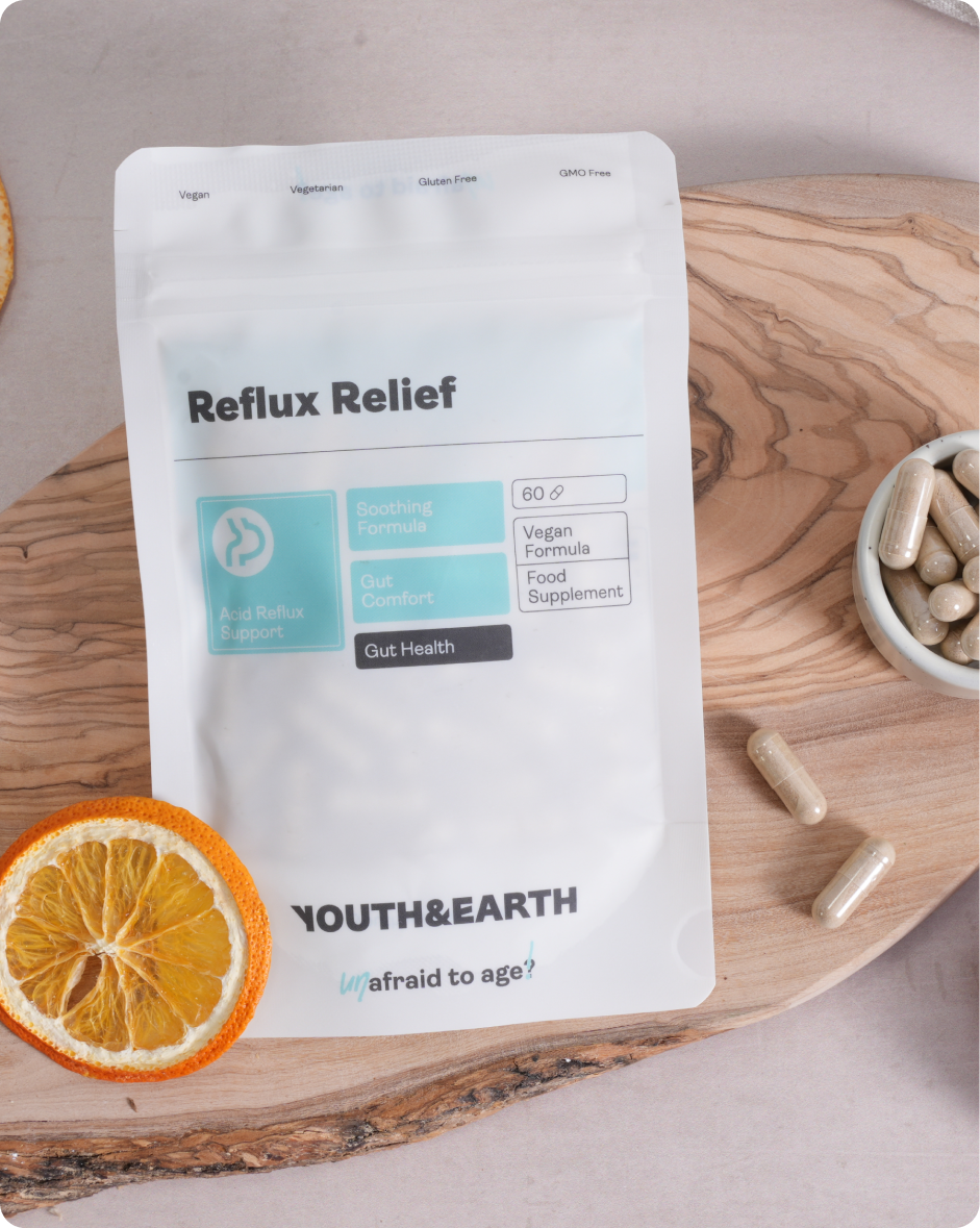 Reflux Relief 60 Kapseln | Youth & Earth Anti-Ageing Supplements ...